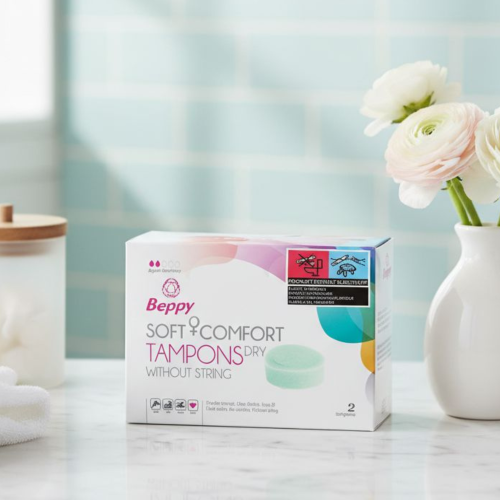 BEPPY Soft+Comfort Tampon okres GĄBKA DRY 2 szt. - sklep erotyczny Elavia